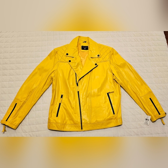 Ron Tomson | Jackets & Coats | New Mens Yellow Ron Tomson Premium ...